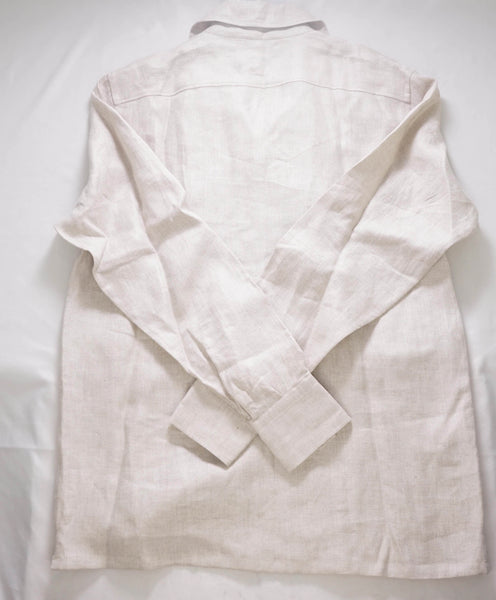 $595 ELEVENTY PLATINUM - Pure LINEN Neutral Herringbone Shirt Jacket C – Luxe Hanger