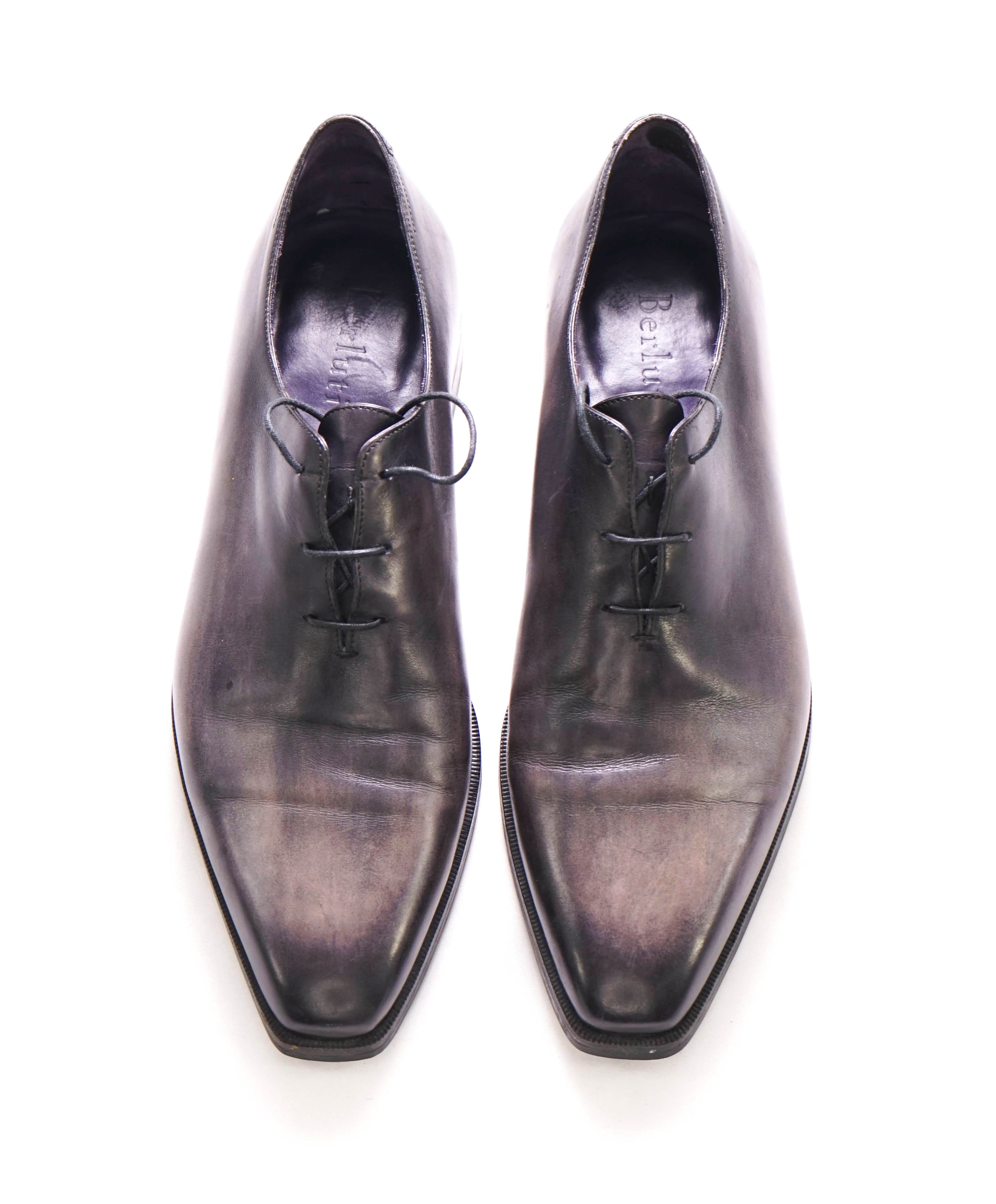 $2,430 BERLUTI PARIS- "ALESSANDRO" Gray Patina Leather - 10 US (9 Stam – Luxe Hanger