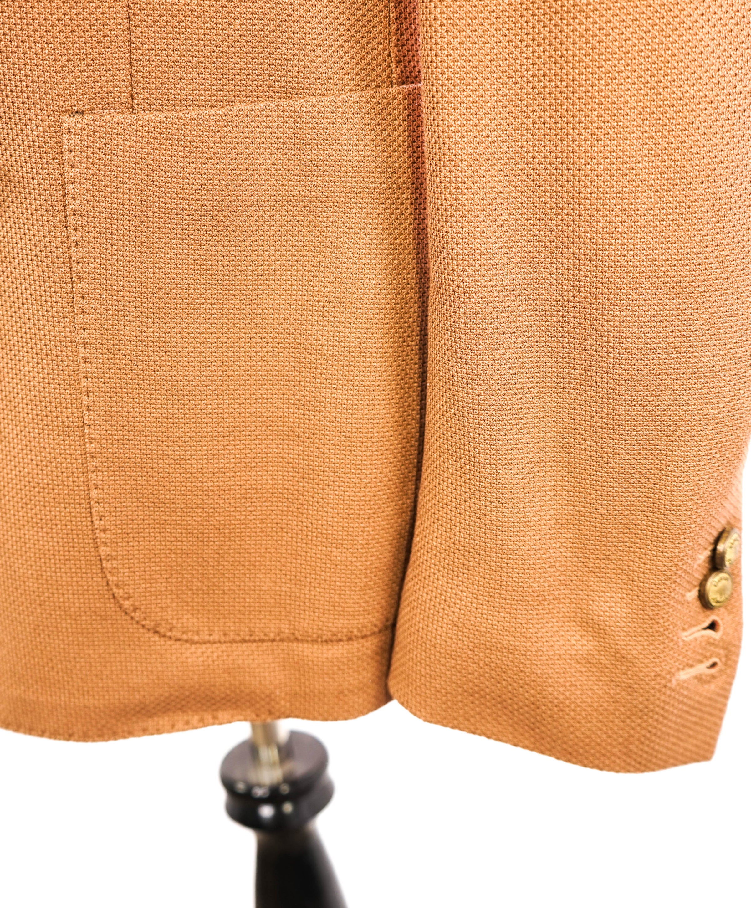 ELEVENTY - Woven Double Breasted Gold LOGO Buttons Cotton Blazer - 40 ...